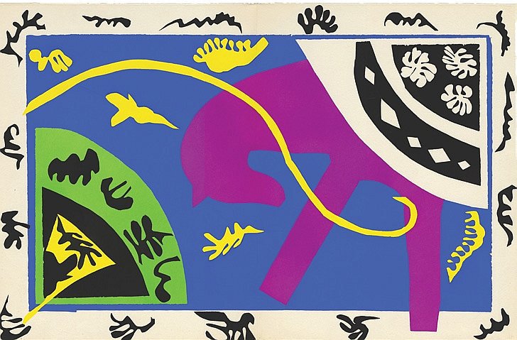 И ножницами можно накроить настоящих шедевров. По крайней мере Анри ...